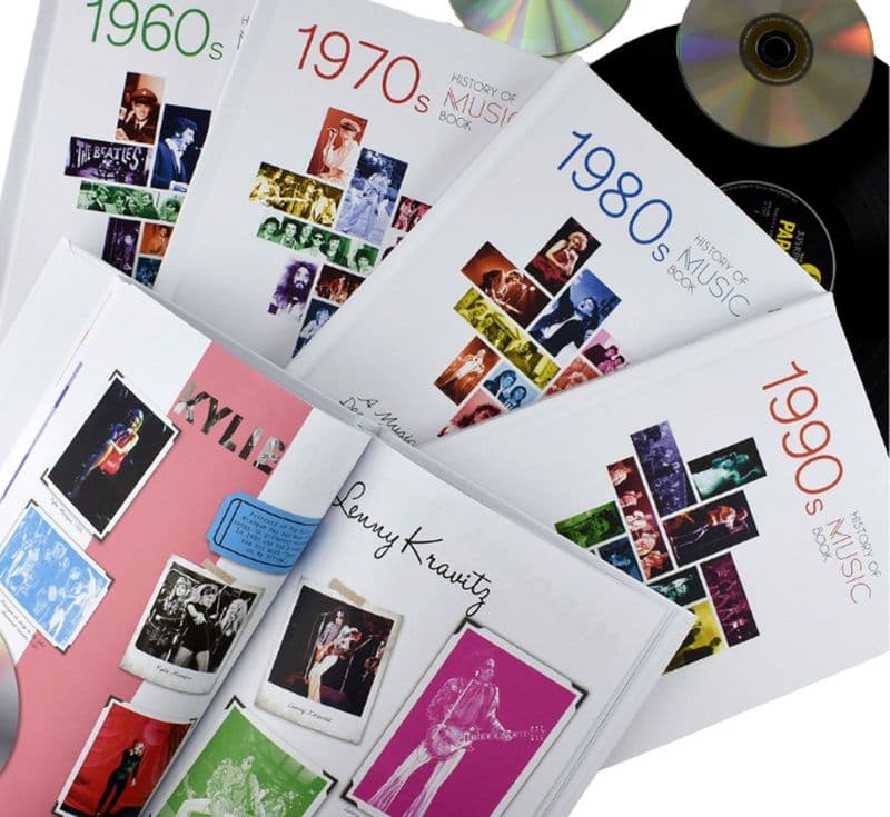 Personalised Music Decade Book | Personalised Gifts | Unique Gifts