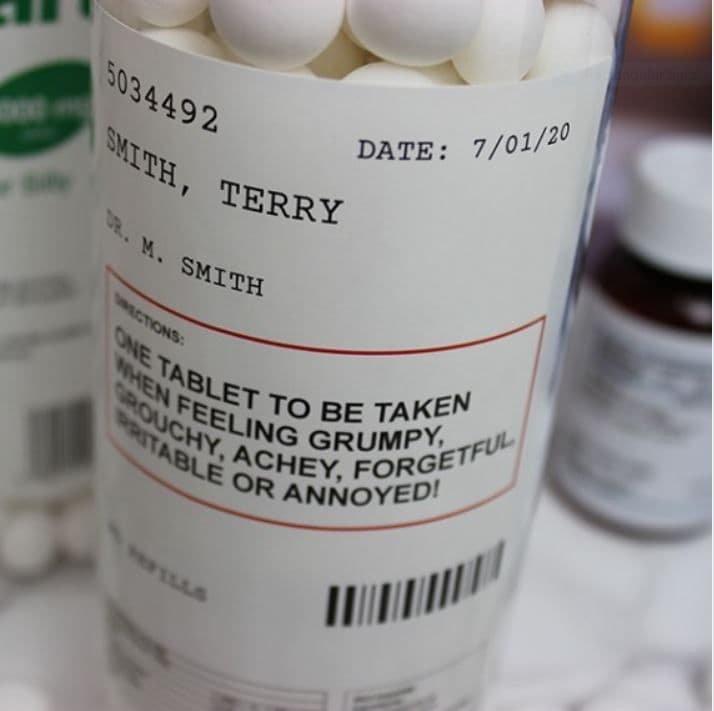 Personalised Old Fart Pills | Personalised Gifts for Him | Unique gifts