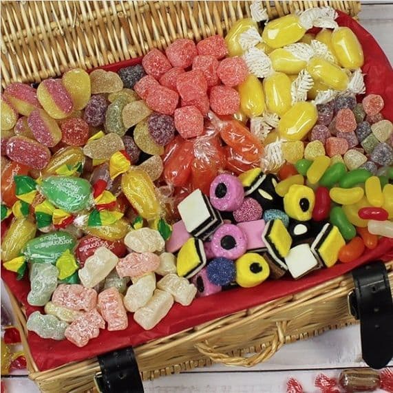 Old Fashioned Sweet Hamper | Unique Gift Hampers | Retro sweet Gifts