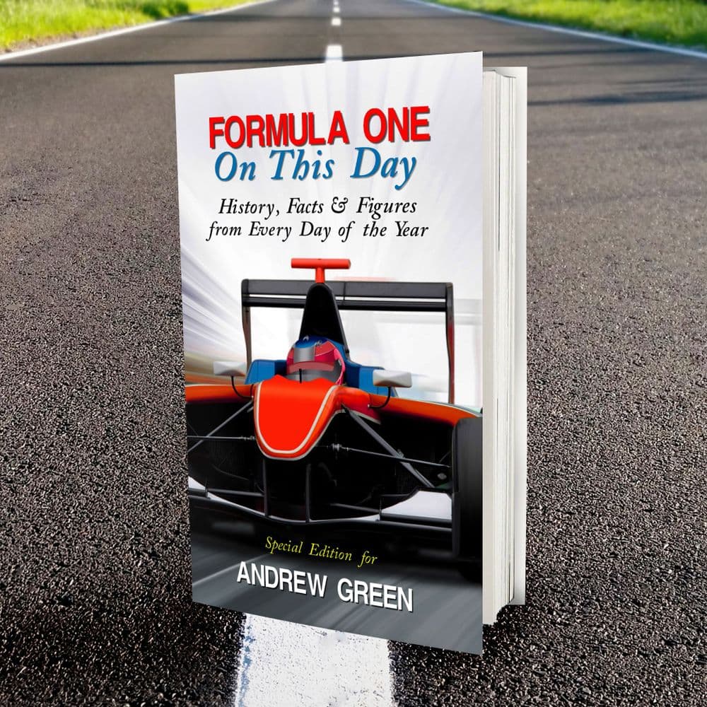 Personalised Formula One Book | Unique Gifts For Him | Personalised Gifts