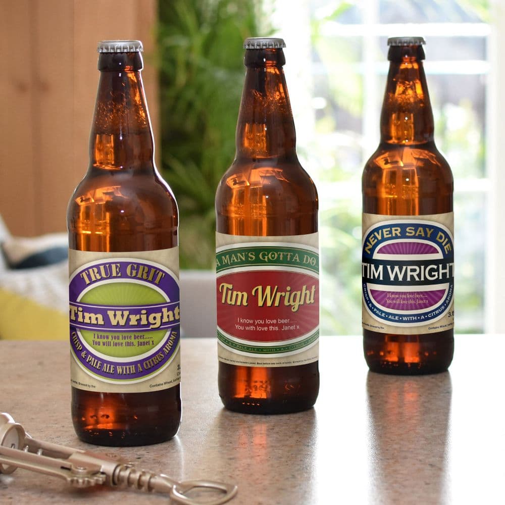 Personalised Beer Set | Personalised Alcohol | Unique gift ideas