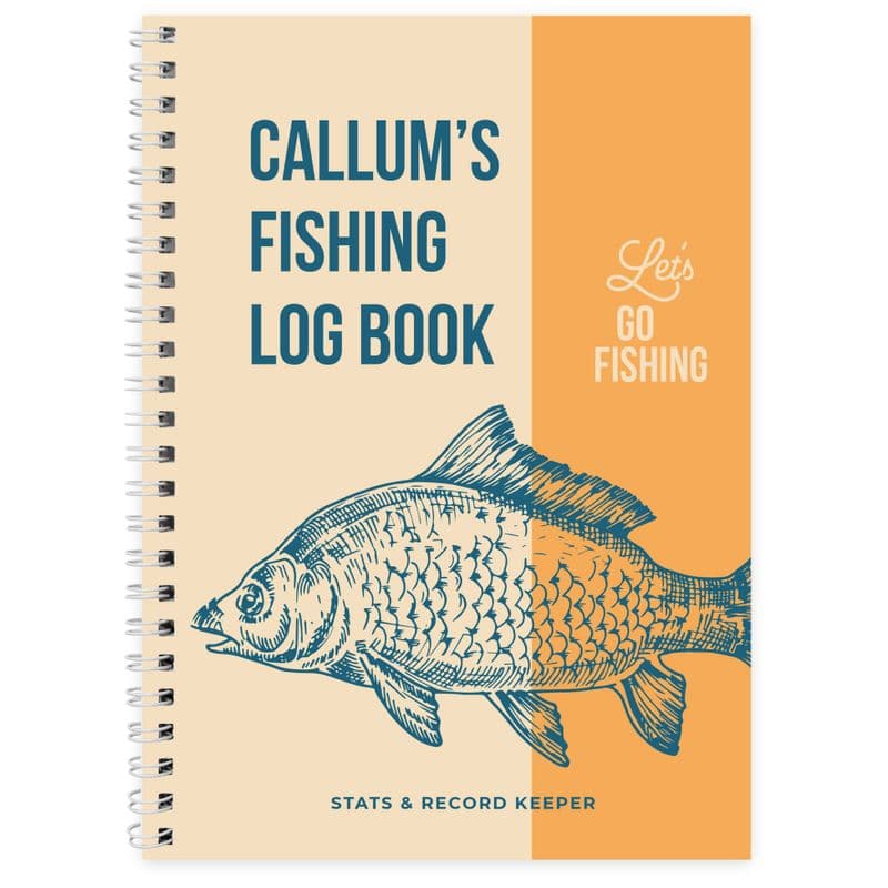 Personalised Fishing Log Book | Unique Gifts For Him | Personalised Gifts