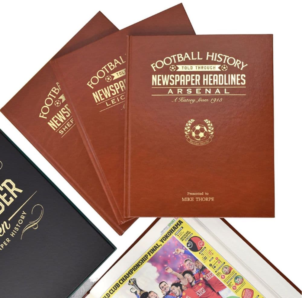 Personalised Football Books | Personalised Gifts | Unique Gift Ideas