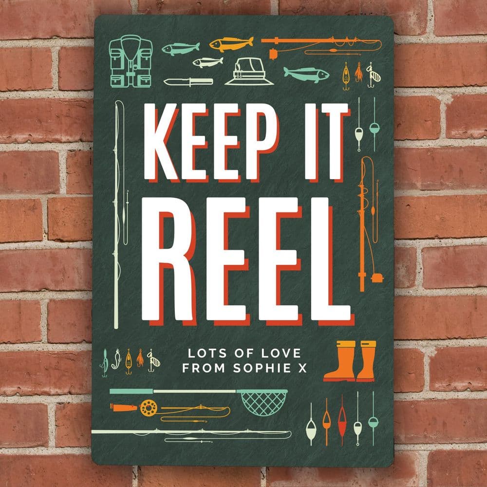 Personalised 'Keep It Reel' Sign | Unique Gift Ideas | Personalised ...