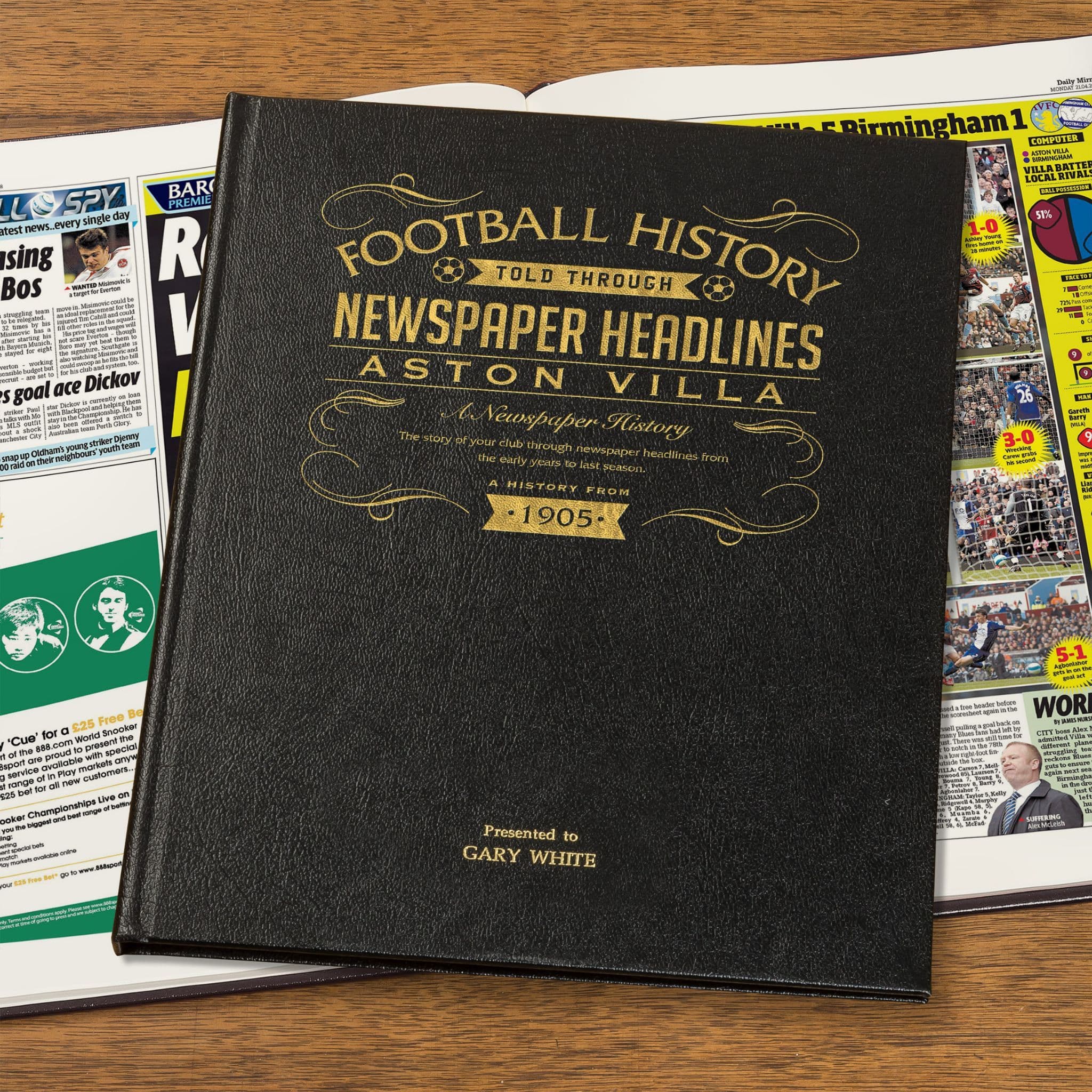 Personalised Football Books | Personalised gifts | Football Gifts