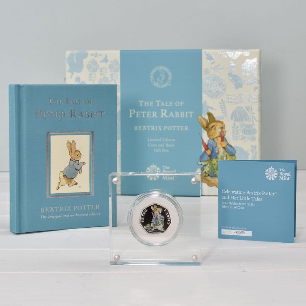 Peter Rabbit Coin and Book Gift Set | Collectible coin sets | Unique Gifts