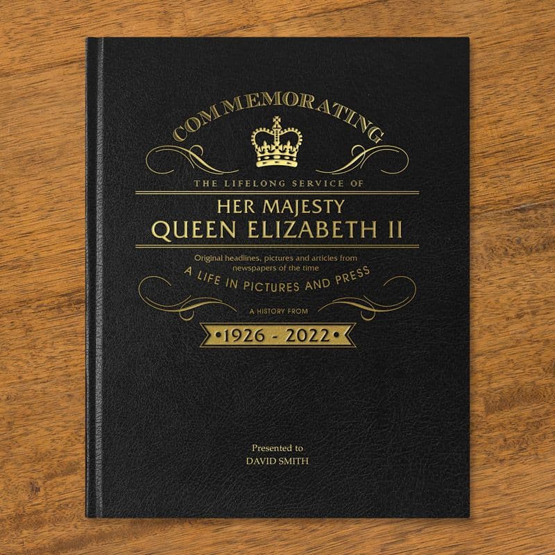Queen Elizabeth II Pictorial Book |Personalised Gifts | QEII Book