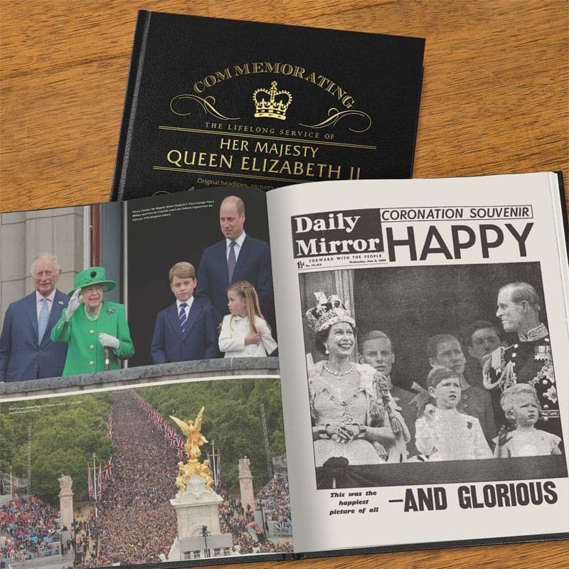 Queen Elizabeth II Pictorial Book |Personalised Gifts | QEII Book