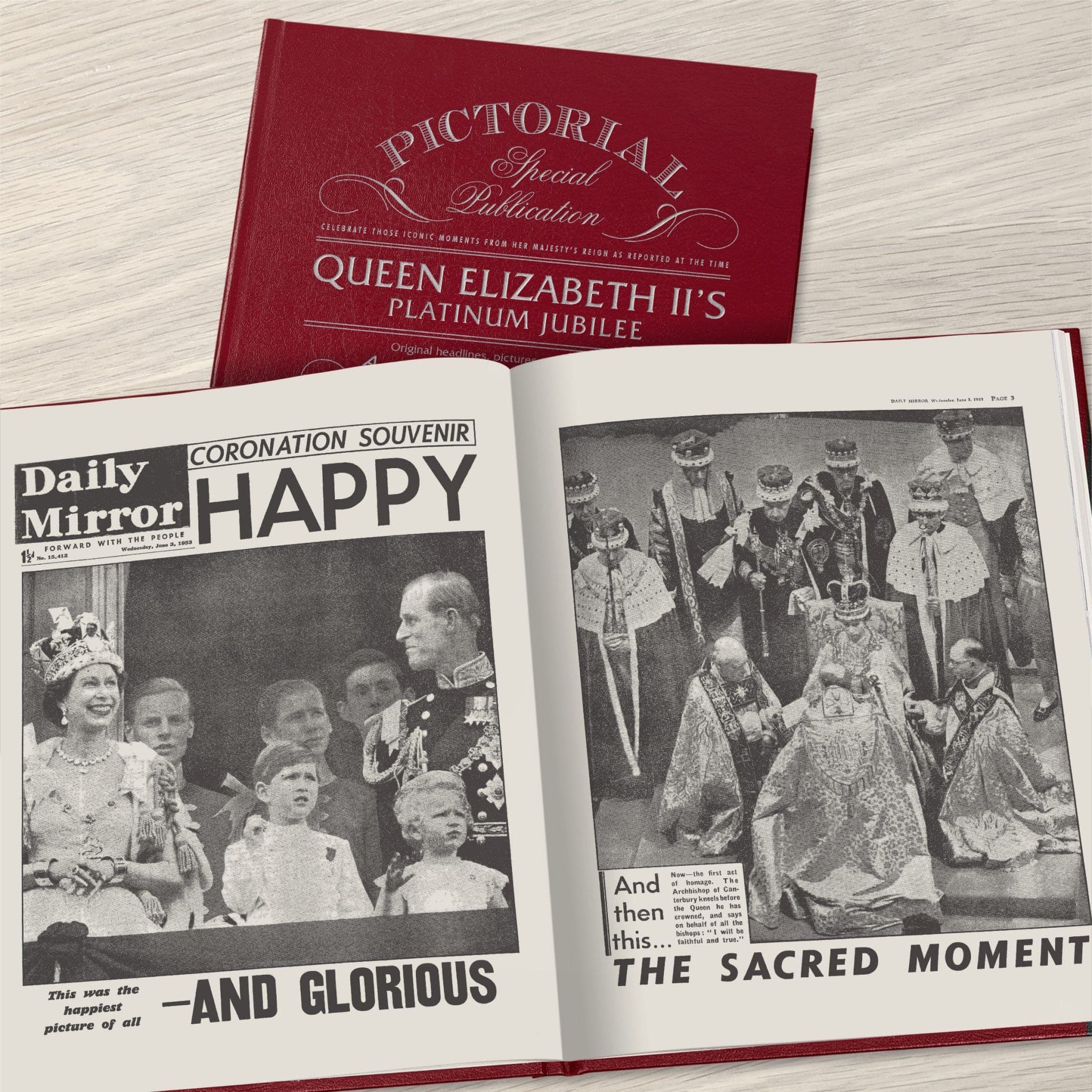 Queen Elizabeth II Platinum Jubilee Book | Personalised Gifts | QEII