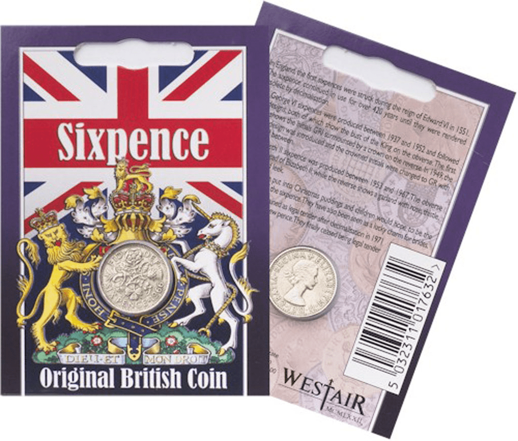 Sixpence Coin Pack | Christmas Traditions | Coin Collecting