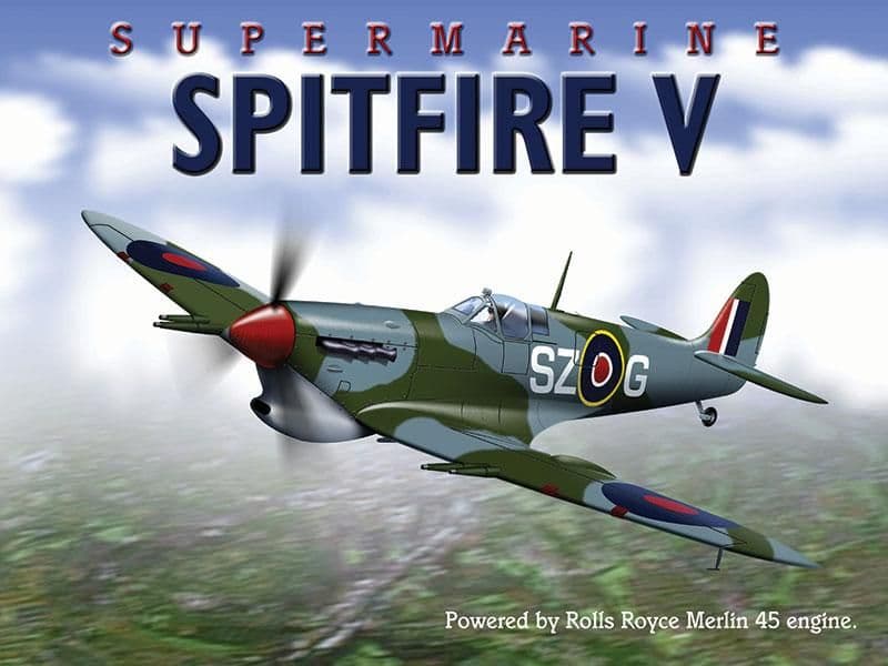 Supermarine Spitfire Metal Wall Sign | Spitfire Aircraft Gifts |WWII ...
