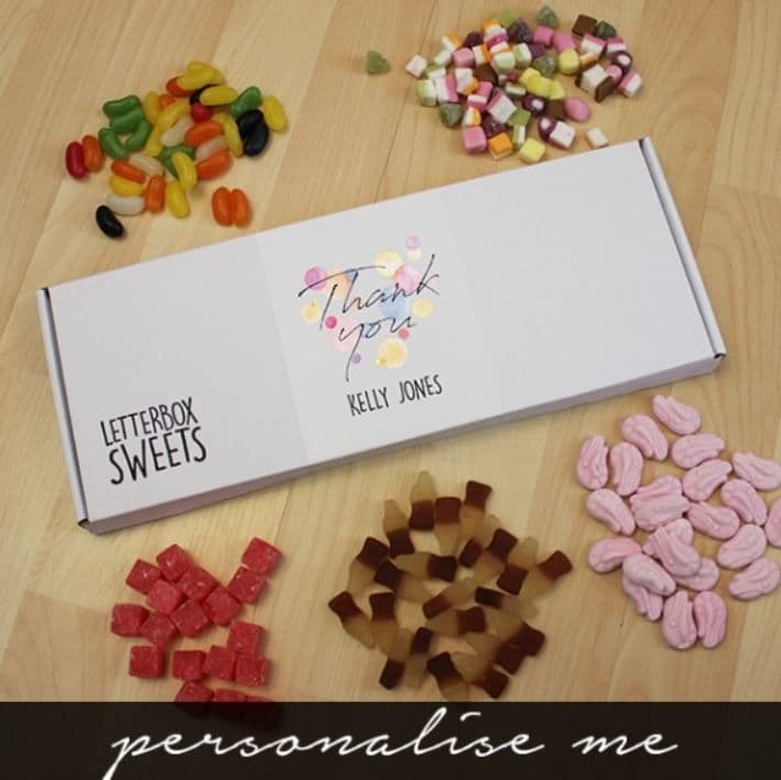 Thank You Letterbox Sweets | Unique Gift idea | Letterbox Gifts