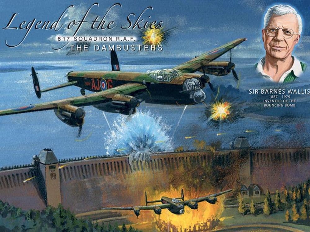The Dambusters Metal Wall Sign | WWII Memorabilia | Aviation Art