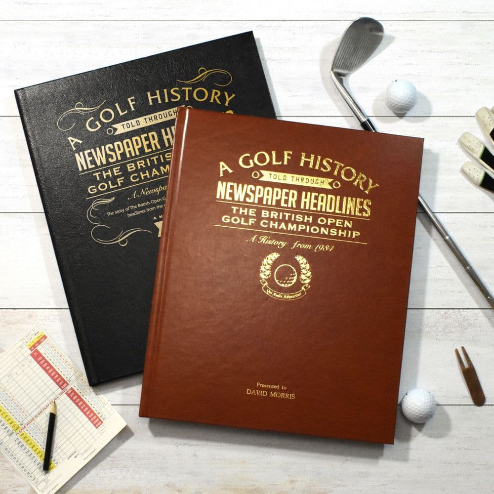 British Open Golf History Book | Personalised Gifts | Unique Gifts