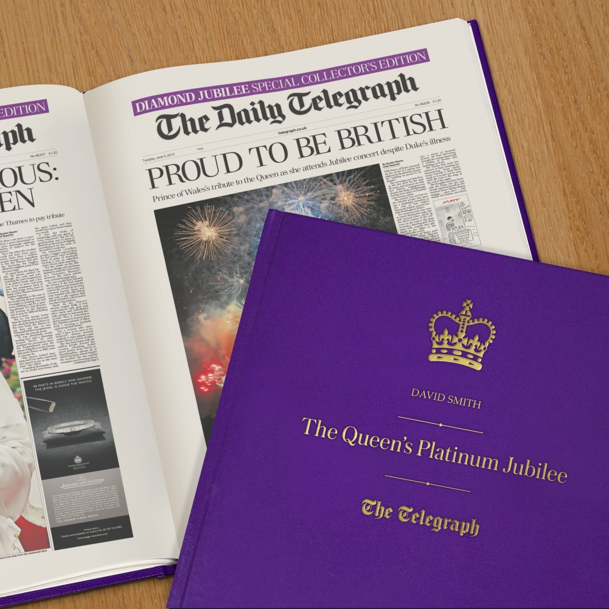 The Queen's Platinum Jubilee Book | Personalised Gifts | QEII Book