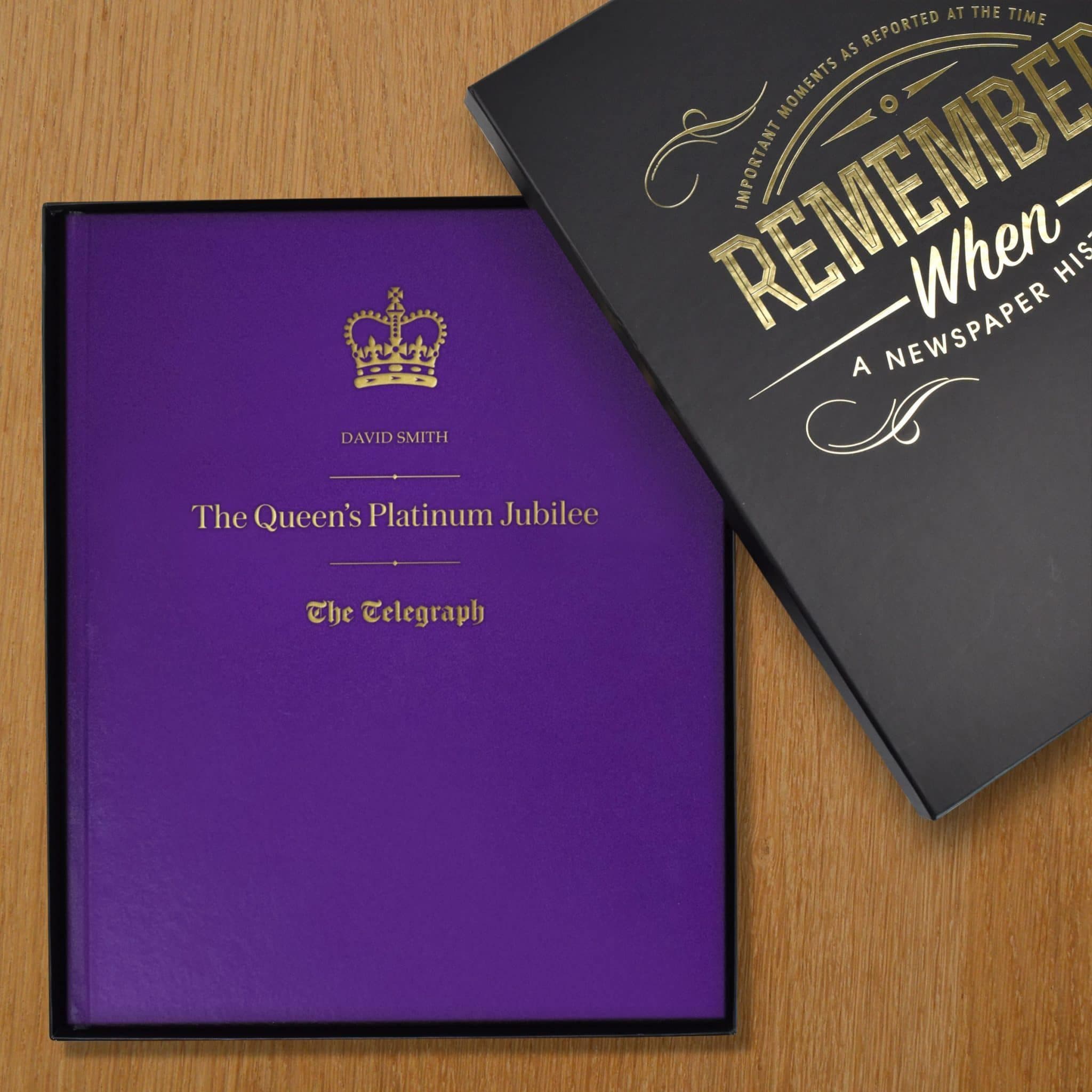 The Queen's Platinum Jubilee Book | Personalised Gifts | QEII Book