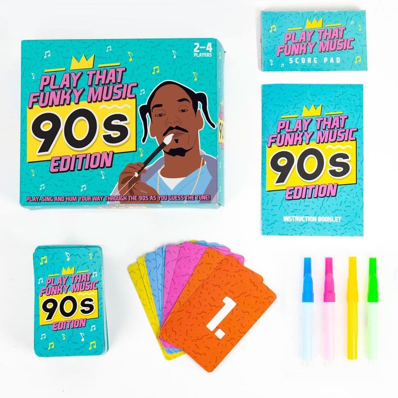 90s Funky Music Game | 90s Themed Music Games | 30th Birthday Gifts