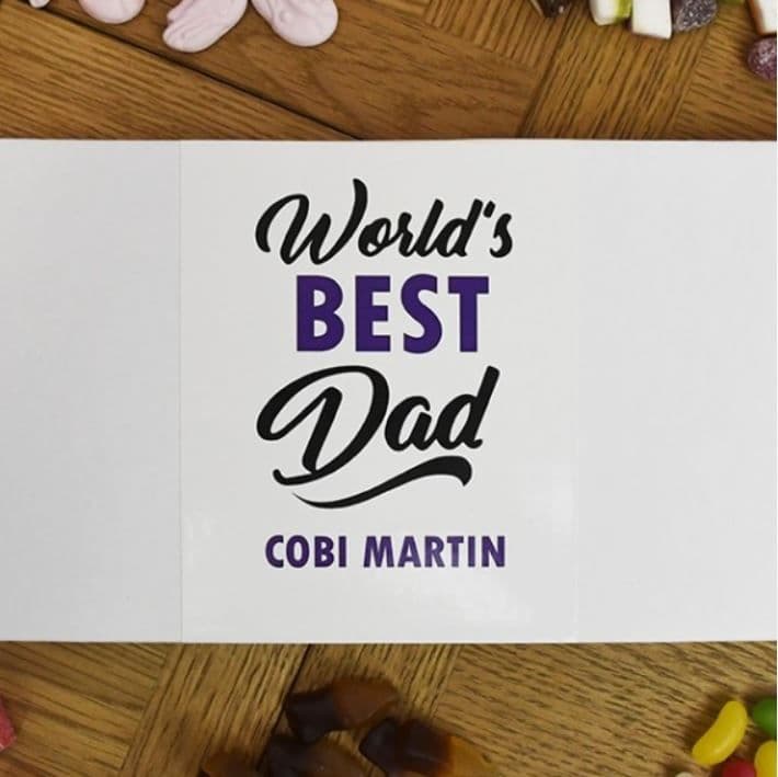 World's Best Dad Letterbox Sweets| Personalised Gifts | Letterbox Gifts