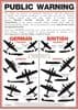 World War II Aircraft Identification Poster A3