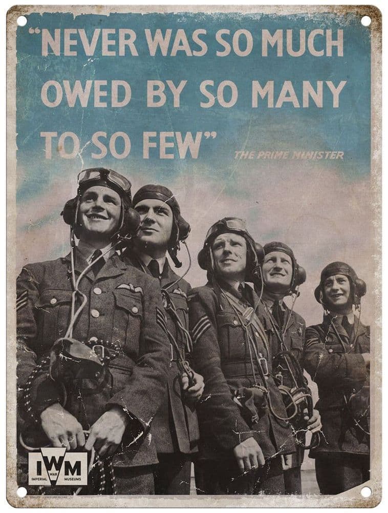 WWII R.A.F. Metal Wall Sign |World War II Propaganda | War Signs