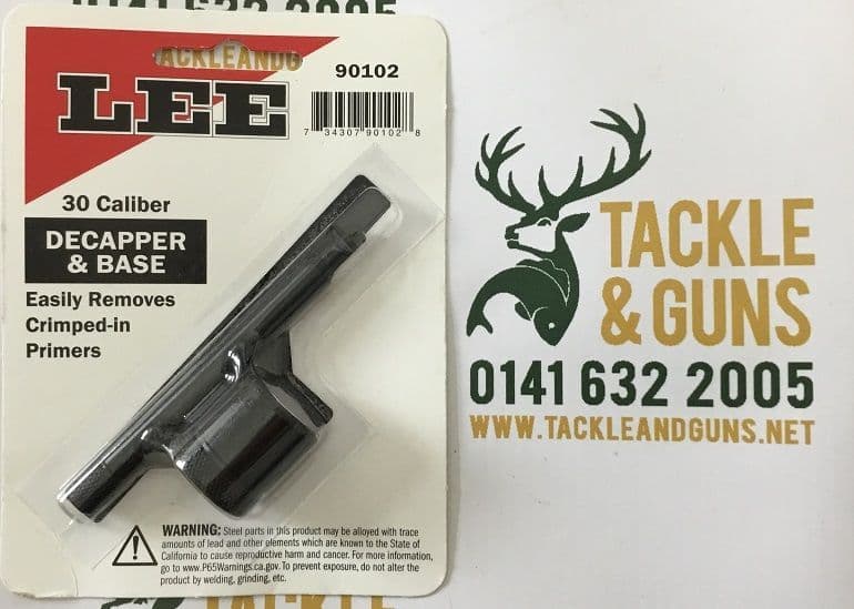 LEE DECAPPER AND BASE 30CAL