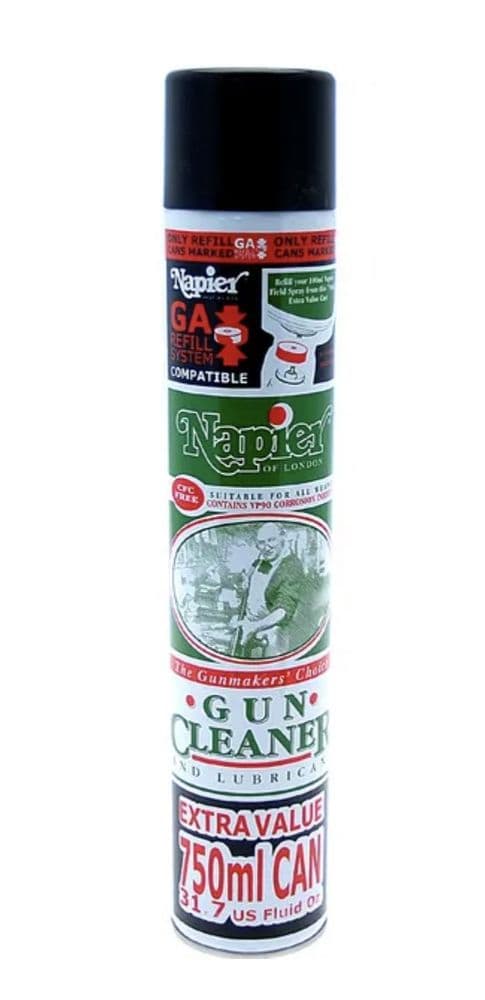 Napier Gun Cleaner Lubricant Aerosol 750ml