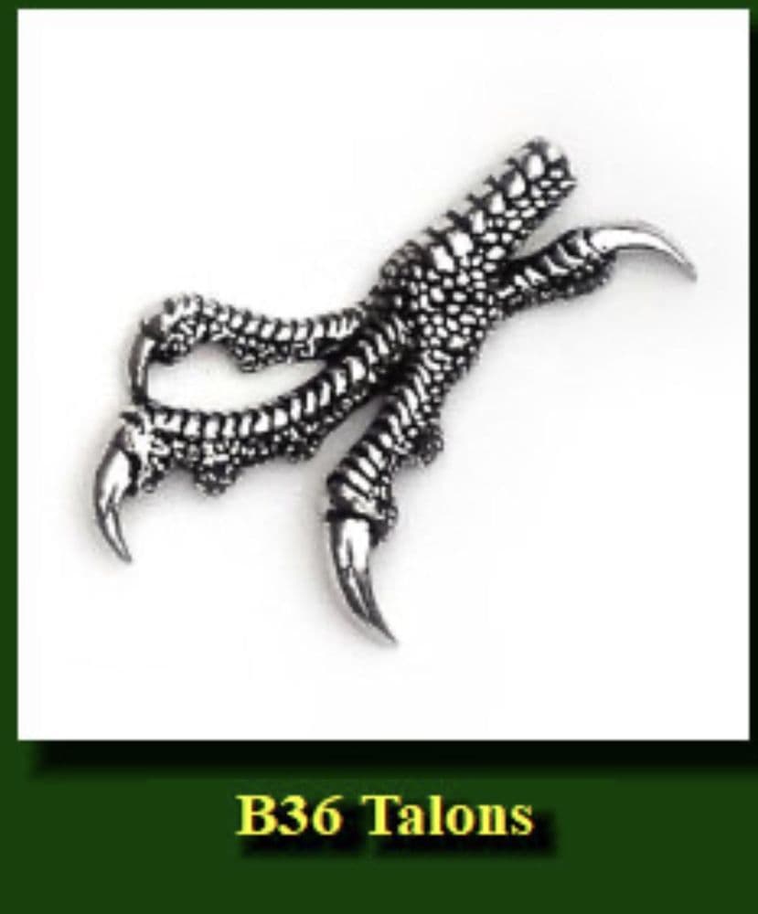 Talons Pewter pin badge