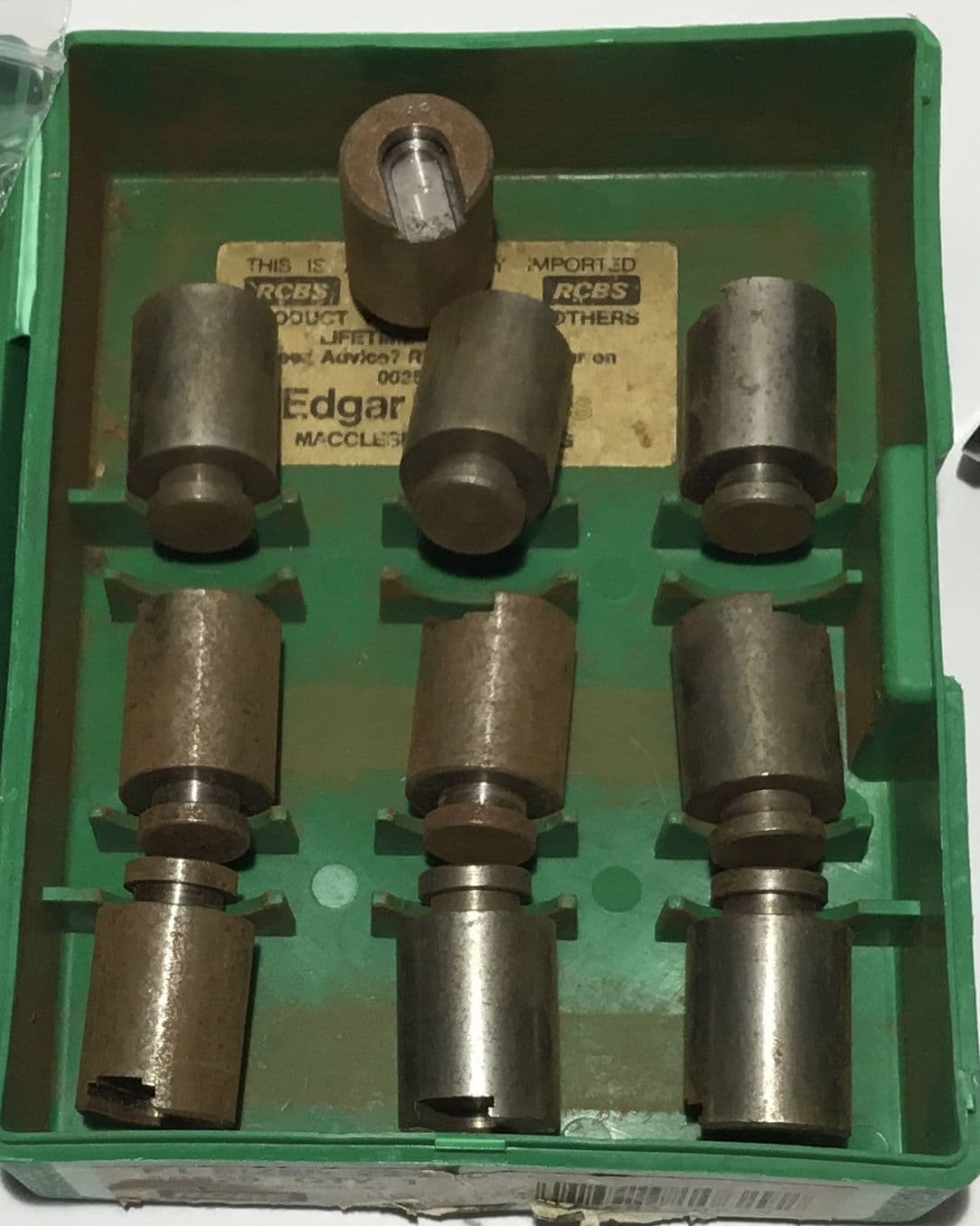 USED RCBS Extended Shell Holders Box of 10 MIXED