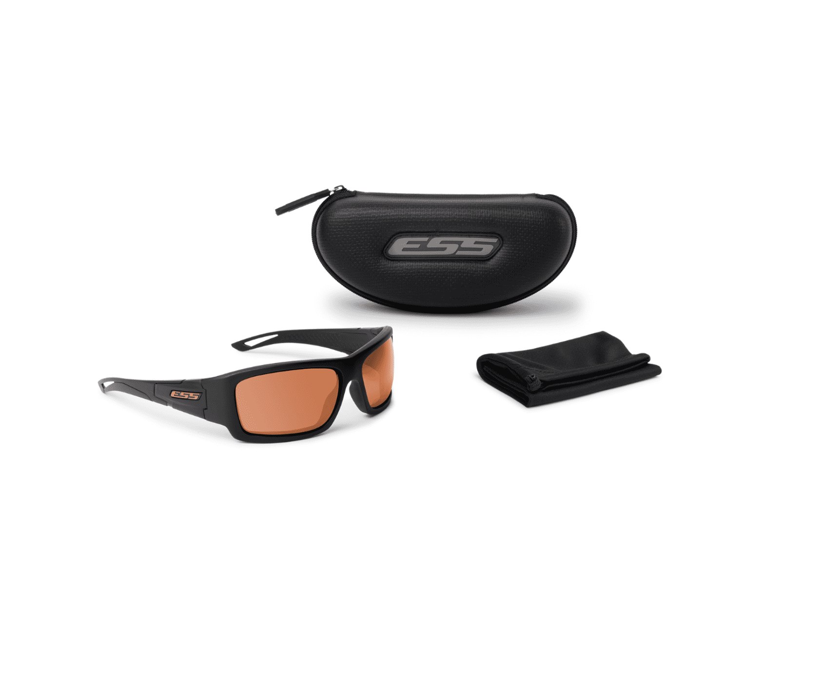 ESS Credence Sunglasses - Black Frame - Mirror Copper 1