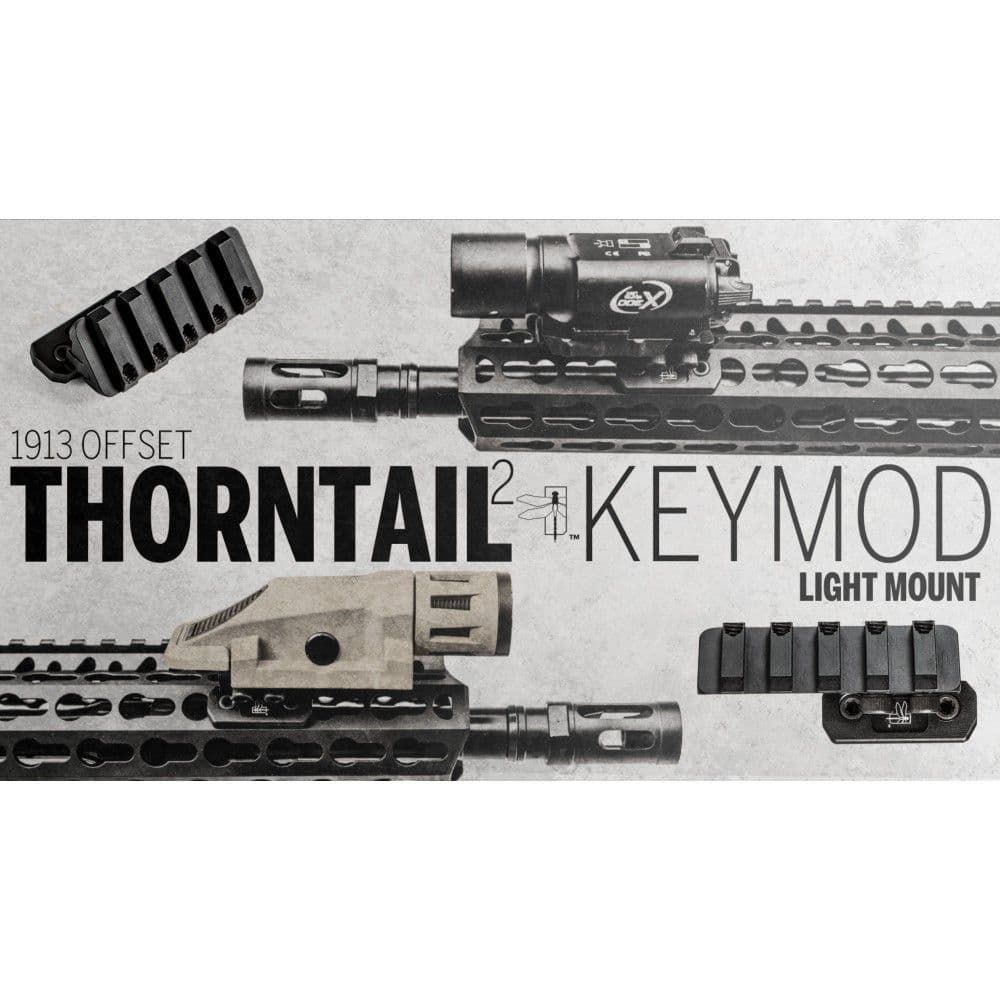 Haley Strategic Thorntail2 1913 Keymod Offset Light Mount - LKEY19132