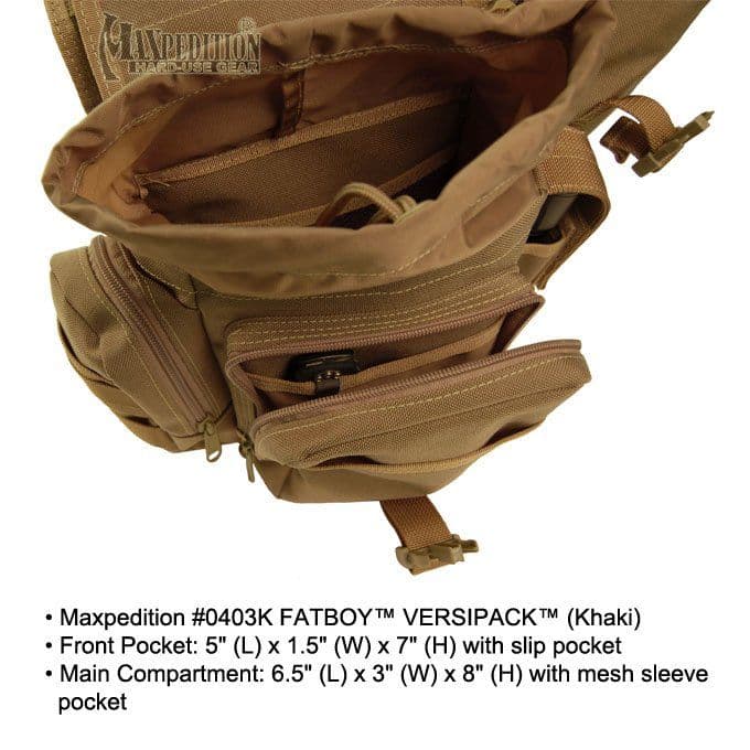 Maxpedition Fatboy Versipack MAXP-403-B | Tactical-Kit