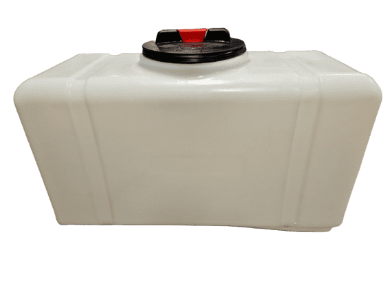 100L Flat Water Tank with Drain Sump