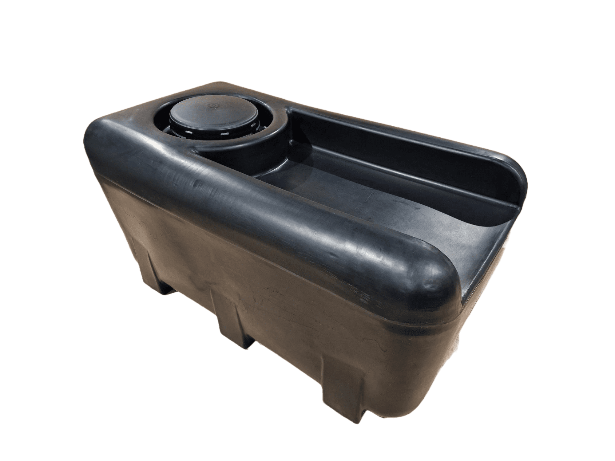 200L Horizontal Flat Black Water Tank