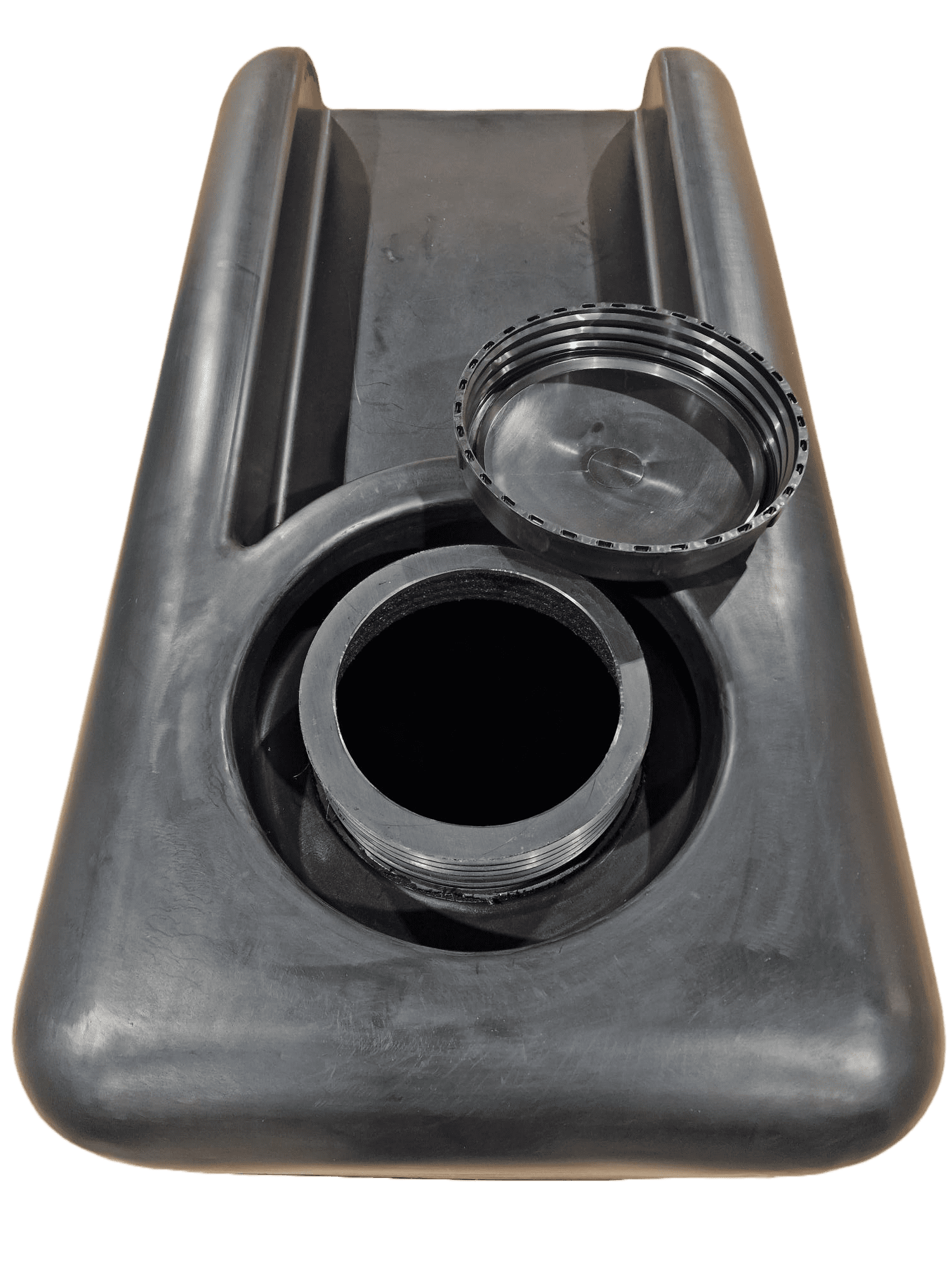 200L Horizontal Flat Black Water Tank