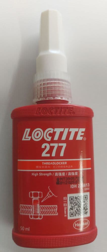 LOCTITE 277 HIGH STRENGTH THREADLOCKER 50 ML