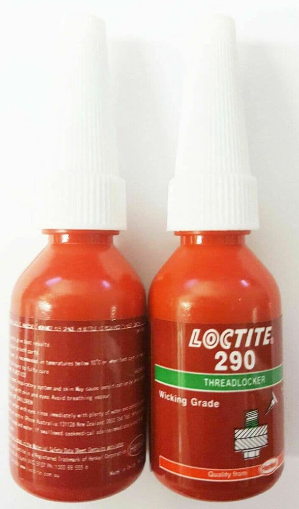 LOCTITE 290 MEDIUM/HIGH STRENGTH THREADLOCK BEST EVER METAL ADHESIVE 10 ML