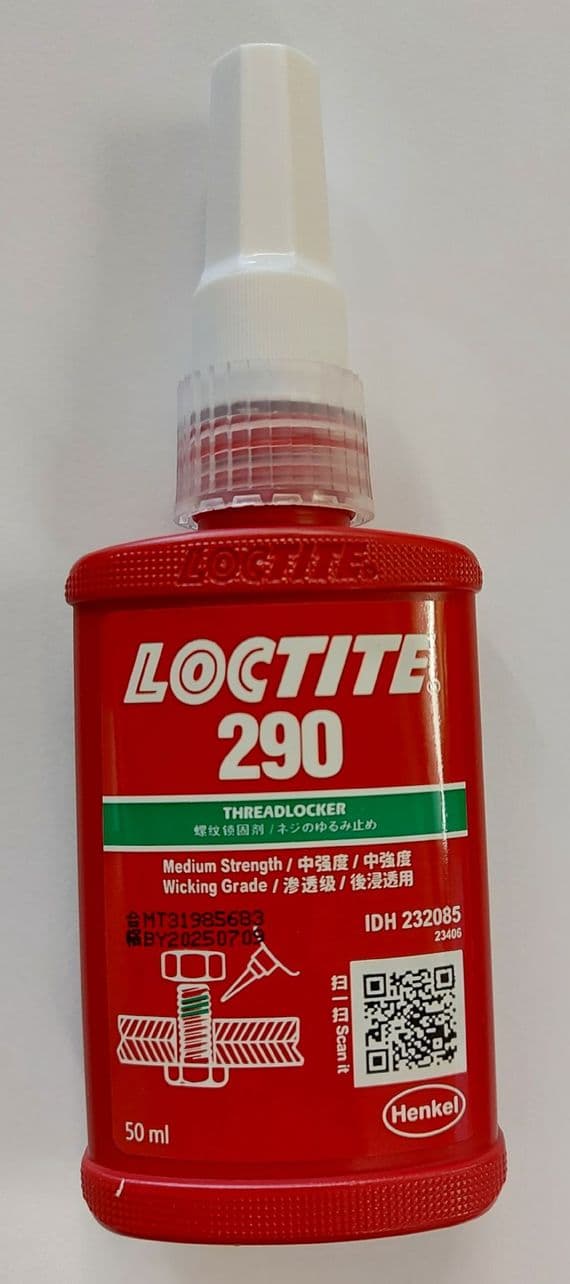 LOCTITE 290 MEDIUM STRENGTH THREADLOCKER 50 ML