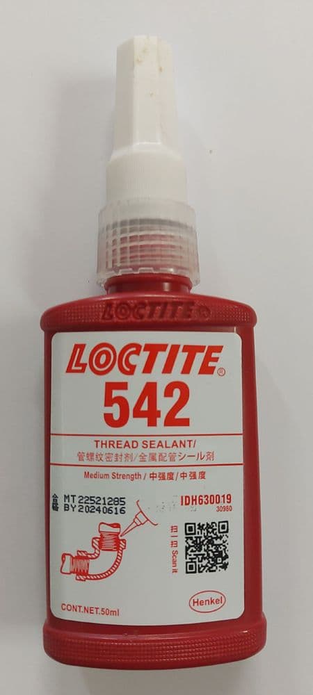 LOCTITE 542 THREAD SEALANT MEDIUM STRENGTH 50 ML