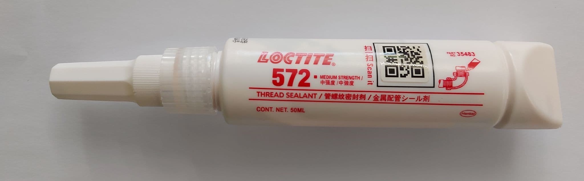 LOCTITE 572 50ml Medium strength thread sealant