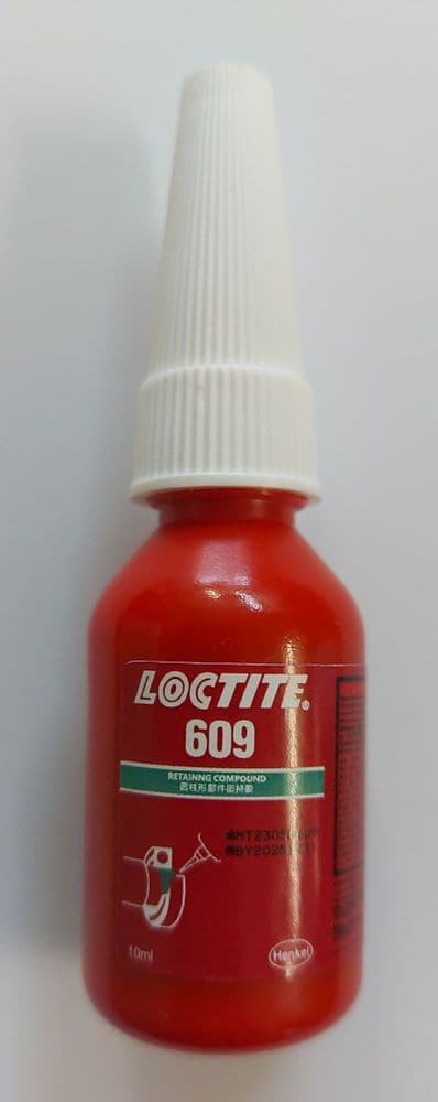 LOCTITE 609 RETAINING COMPOUND MEDIUM STRENGTH 10 ML