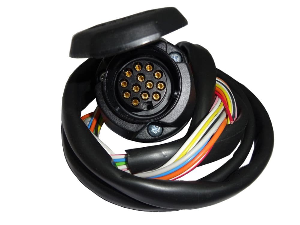 12V 13 PIN PRE-WIRED EURO SOCKET