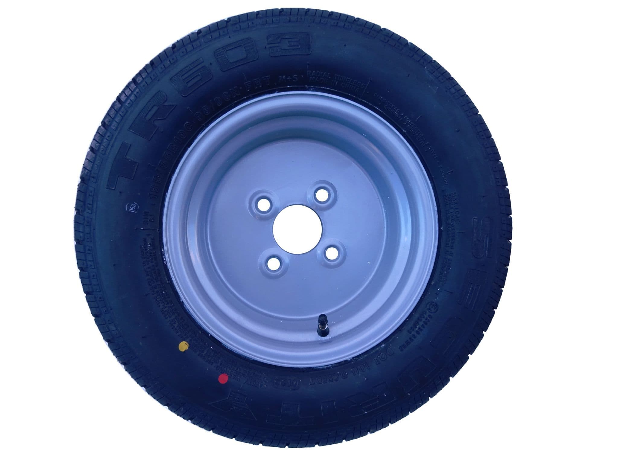 195 / 55 x 10 100MM PCD 4 STUD WHEEL AND TYRE