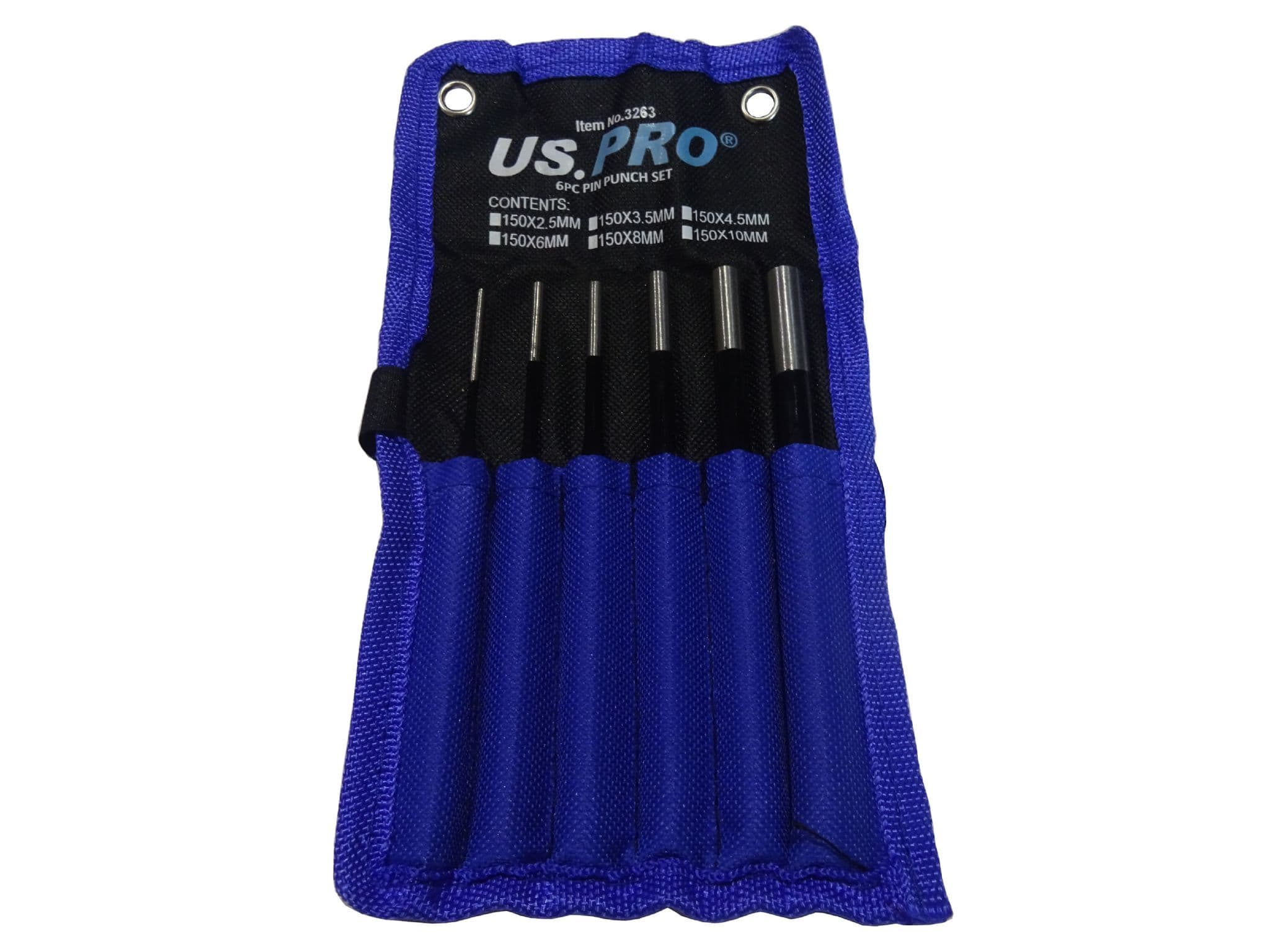 6 Piece Parallel Pin Punch Set