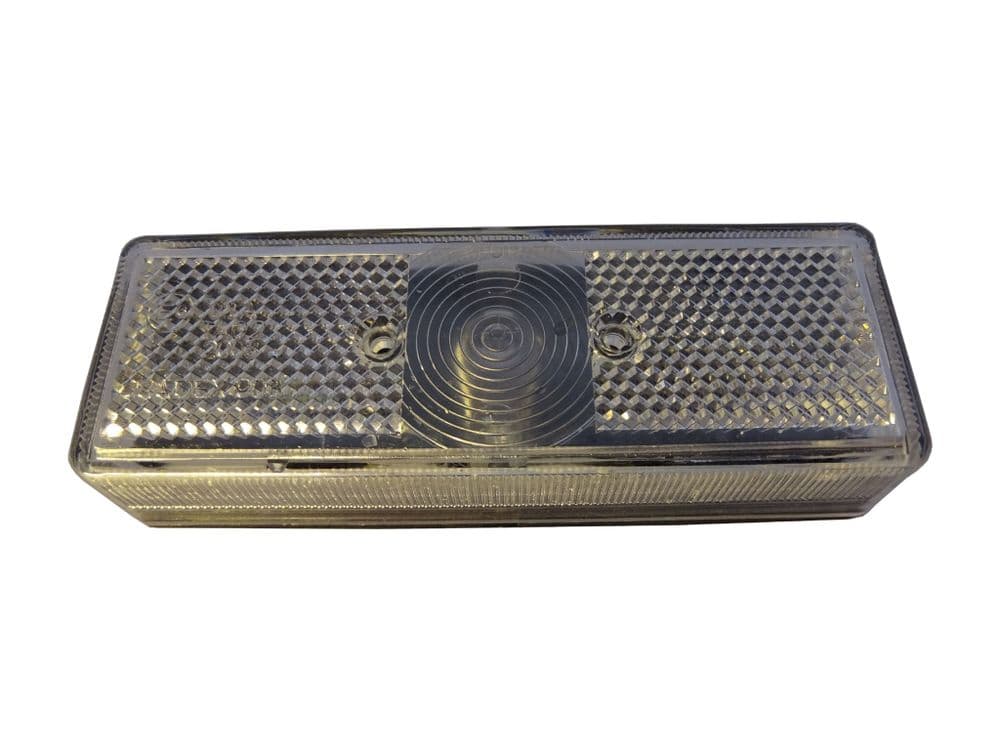 RADEX WHITE RECTANGULAR MARKER LAMP