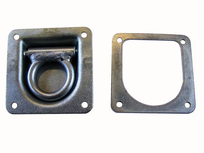 SMALL LASHING RING WITH BACKING PLATE