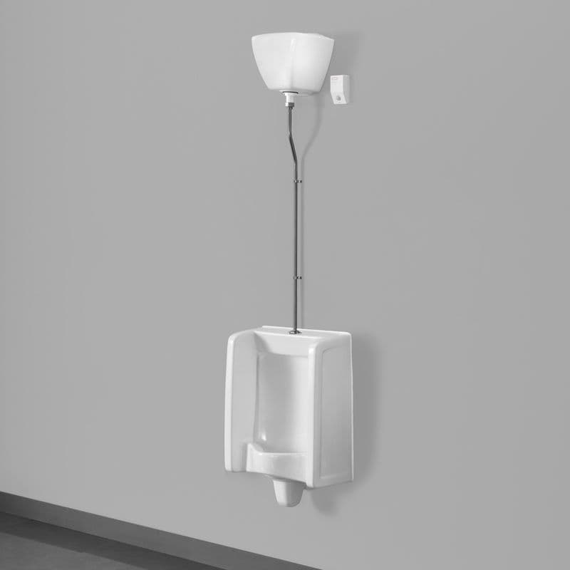 HL Washrooms Image Gallery - Top Inlet Florida Urinal with Exposed Pipework