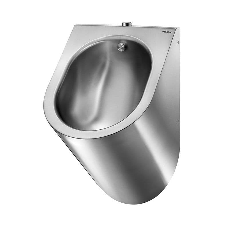Delabie 134170 DELTA Wall-Hung Urinal Pod with Top Water Inlet