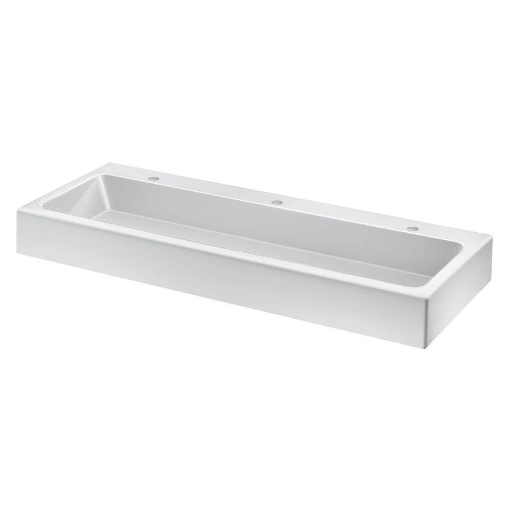Delabie 453140 MINERALCAST 1400mm Composite Wash Trough with Tap Deck