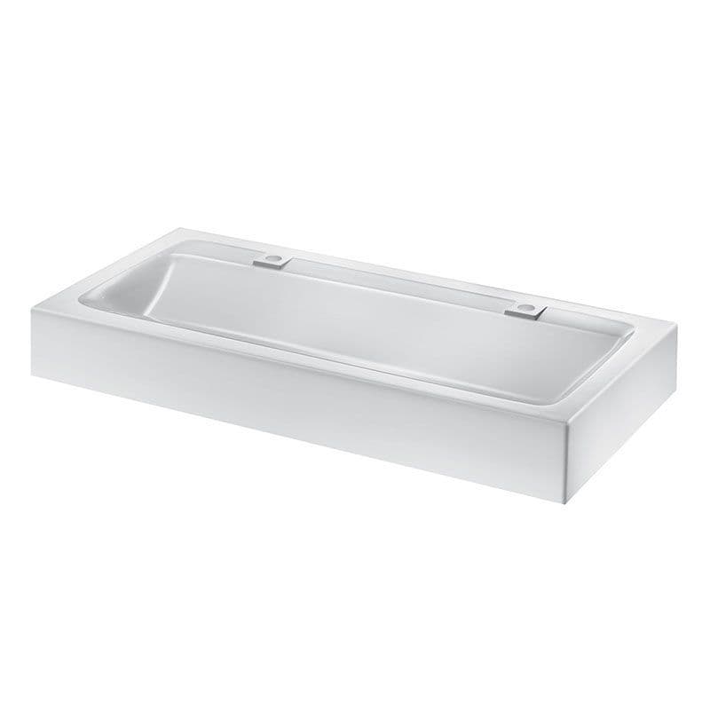 Delabie 454122 MINERALCAST 1200mm Composite Wash Trough with Tap Deck