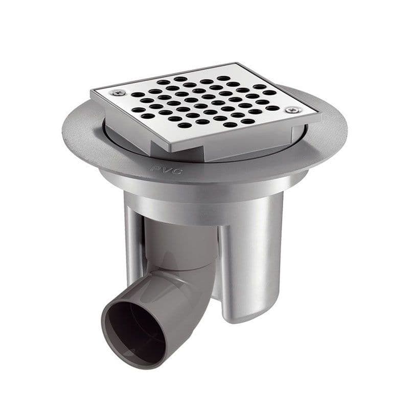 Delabie 682001UK Height-Adjustable Floor Trap for Tiles/Concrete Floors ...